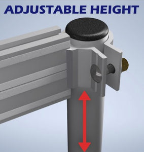 Aluminum XL Mini Split Stand - 18 Inch Tall Powder Coated — Pro Stands