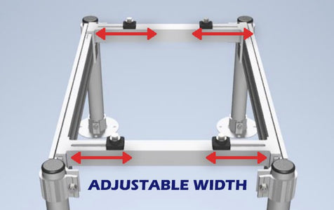 Aluminum XL Mini Split Stand - 18 Inch Tall Powder Coated — Pro Stands