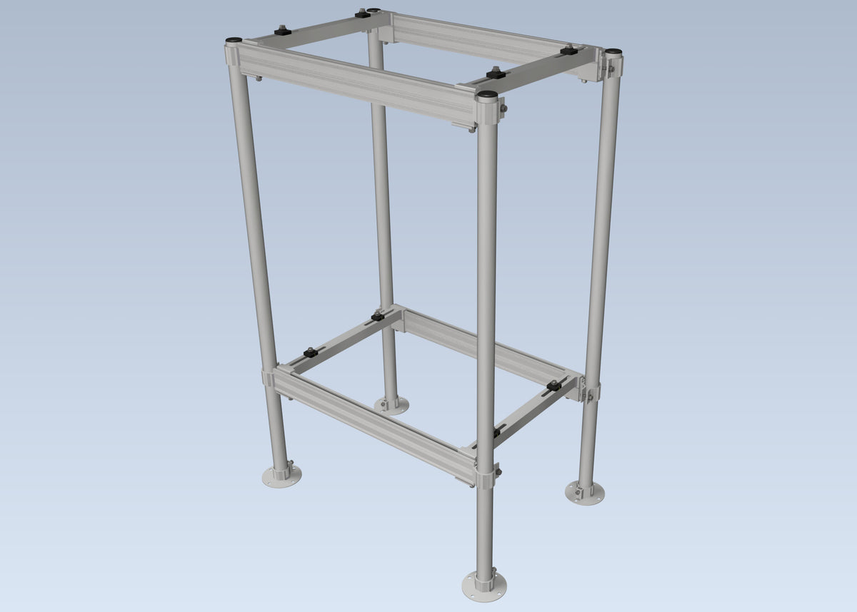 Aluminum Double Stack Mini Split Stand - 60" Tall — Pro Stands