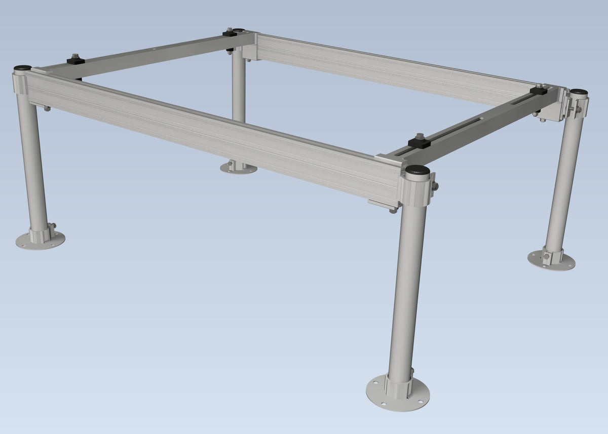 Aluminum 4ft VRF/VRV Stand - 18" Tall — Pro Stands